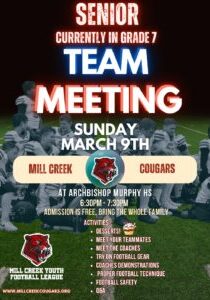 Mill Creek Youth Football League – Home of the Cougars